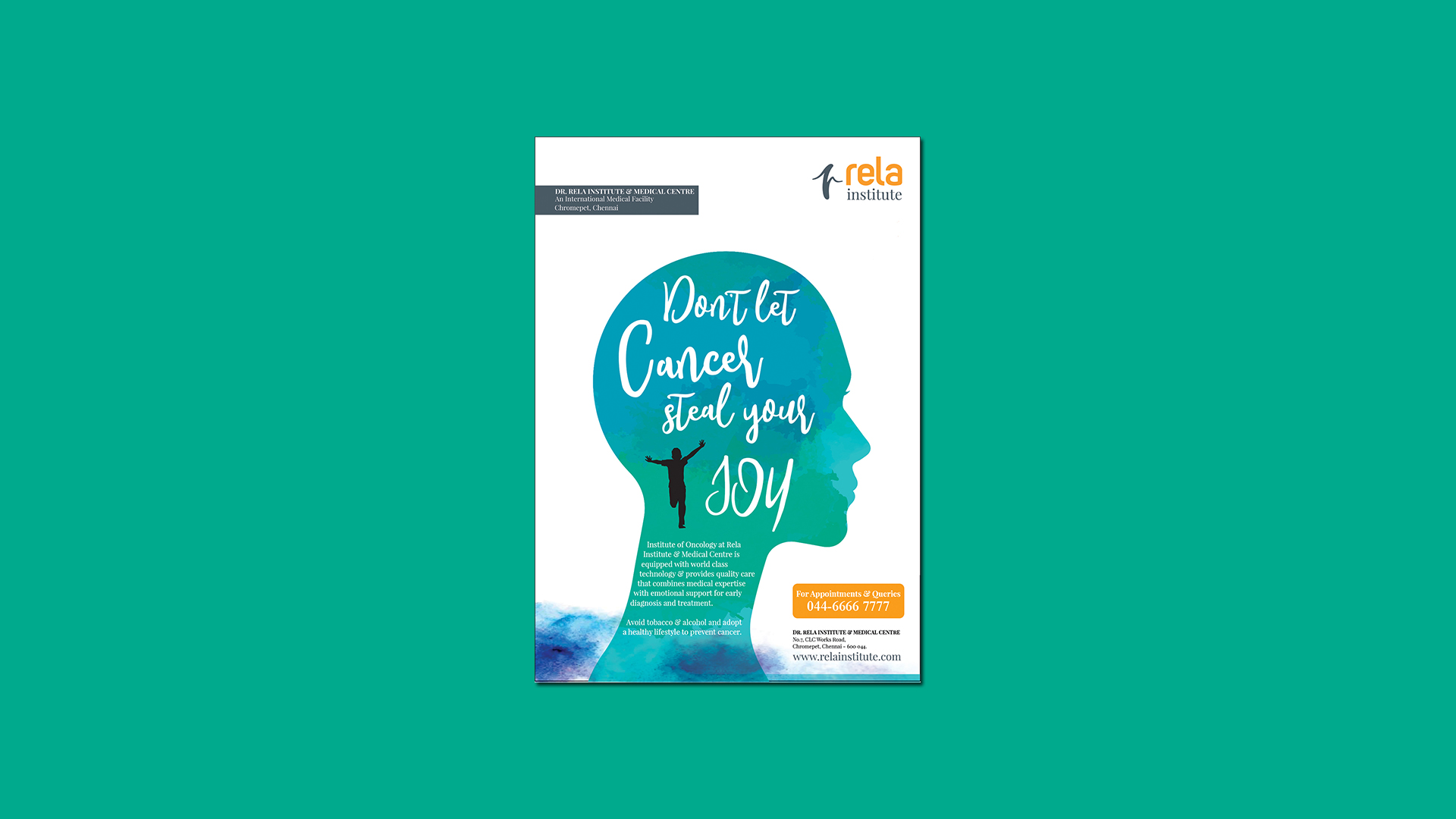 Rela Institute | Hospital Chennai | Branding & Creative Advertising ...